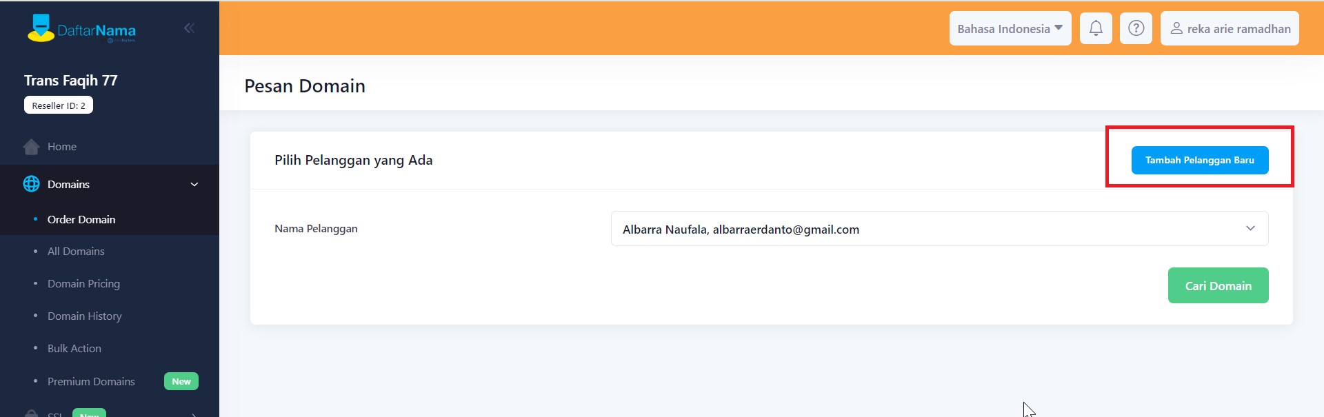 Panduan Manajemen Dashboard - DaftarNamaDaftarNama
